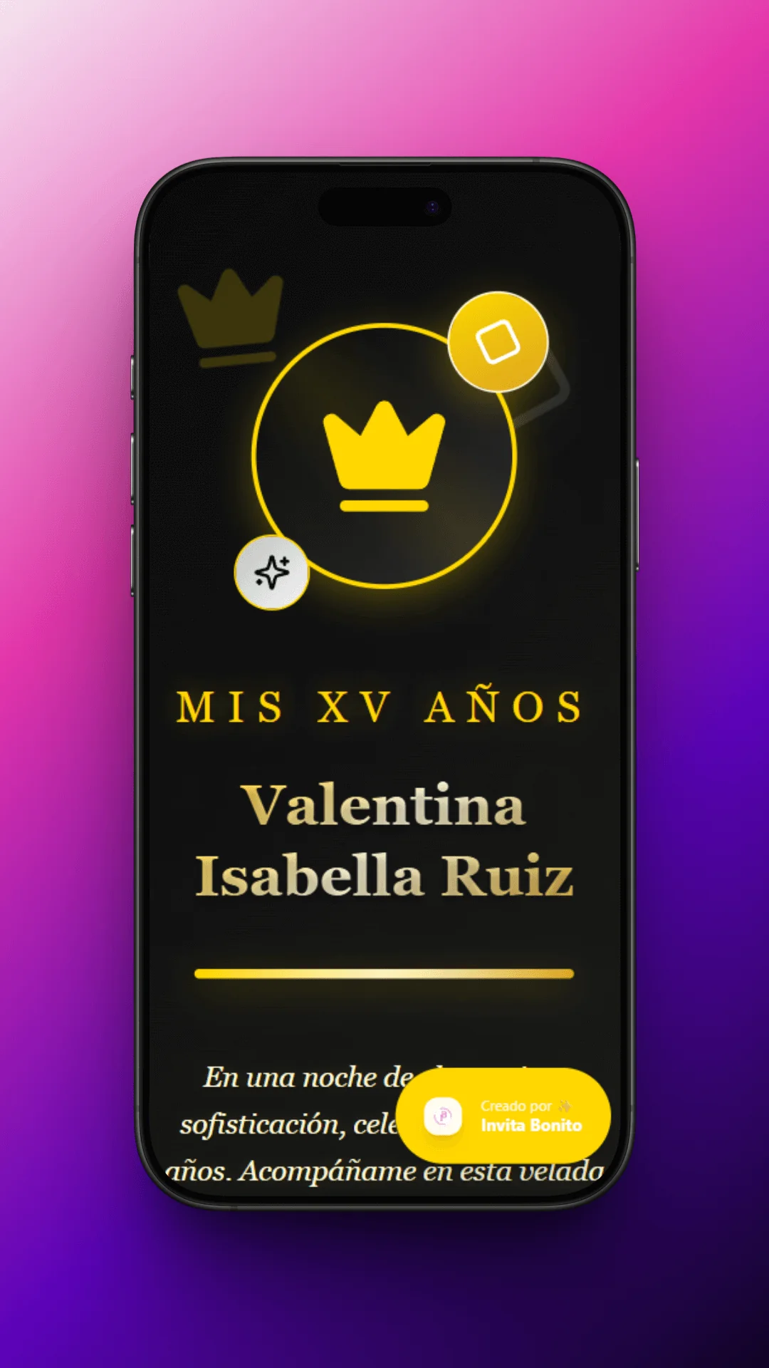 Invitaciones Digitales México | Bodas, XV Años y Eventos | Invita Bonito